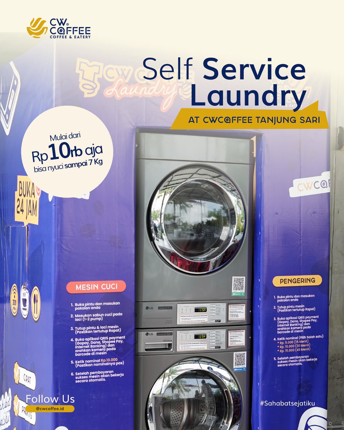 Self Service Laundry - CW Coffee - Coffee And Eatery